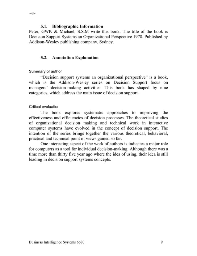 Business Intelligence System | PDF