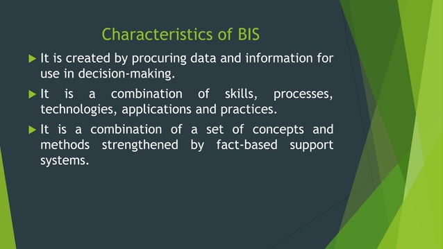 Business Intelligence System in MIS | PPTX | Databases | Computer ...