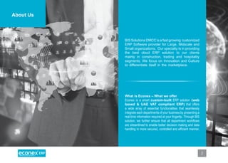 Econex ERP solutions | PPT
