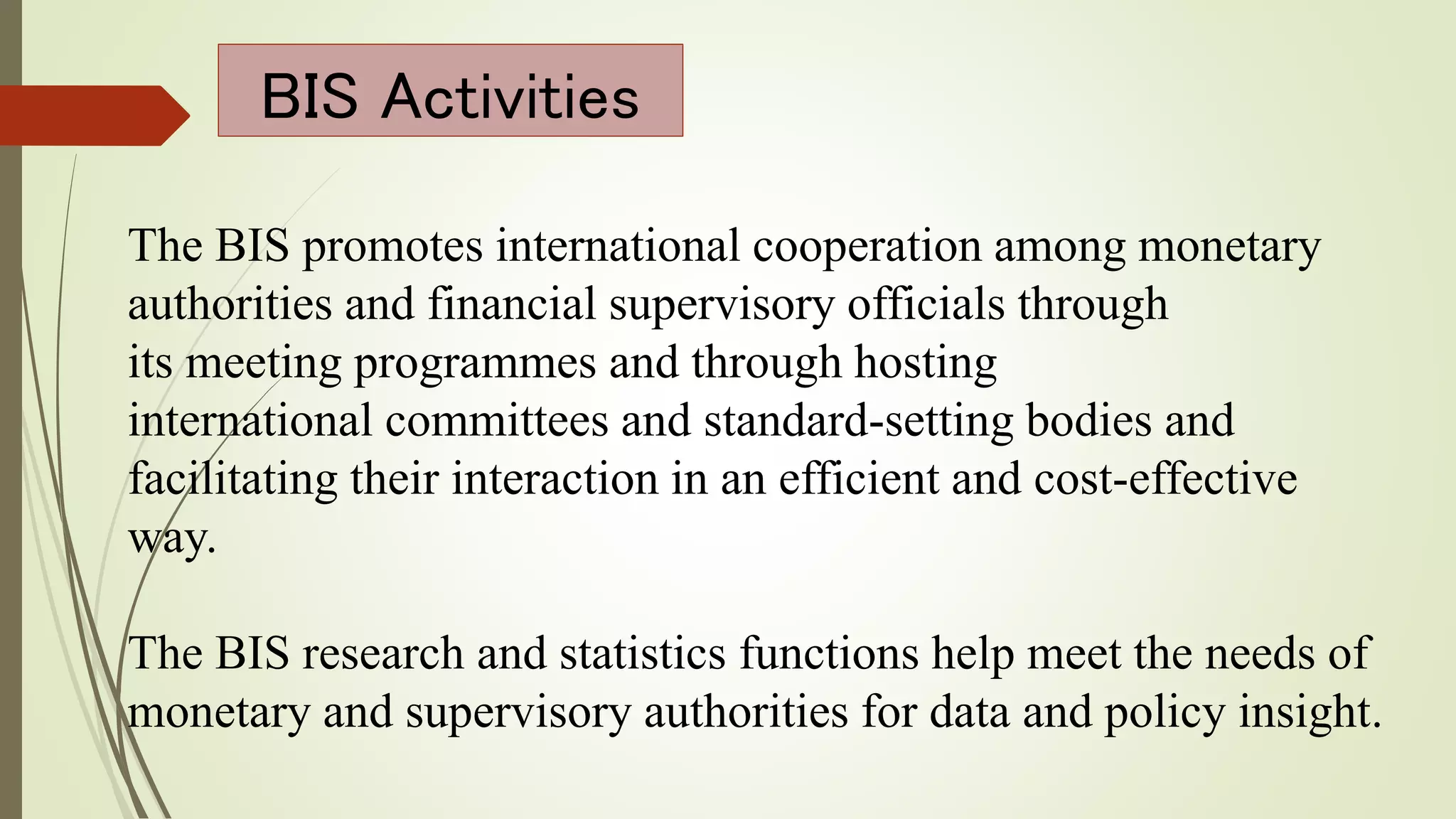 Bis intrnational finance | PPTX