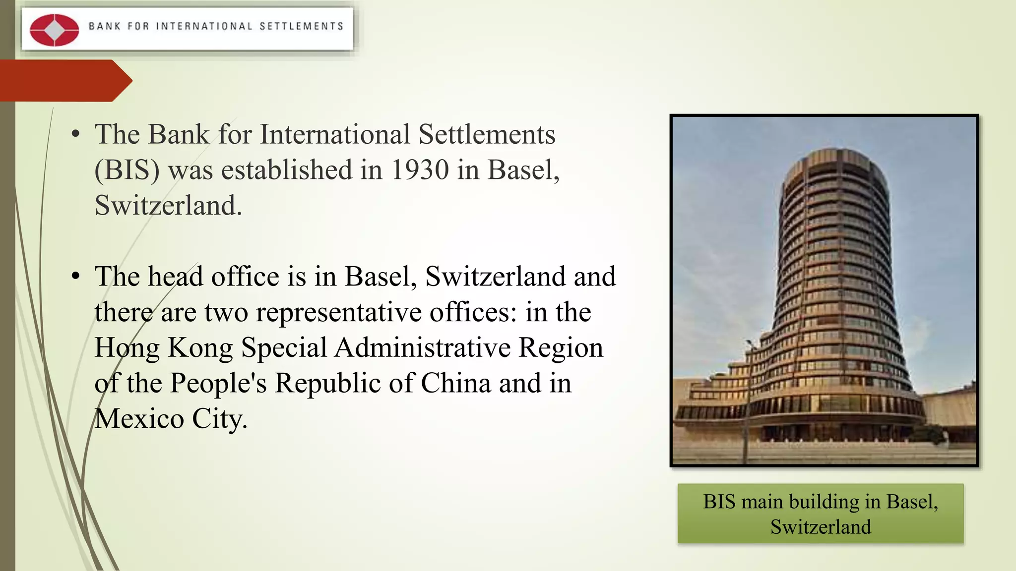 Bis intrnational finance | PPTX