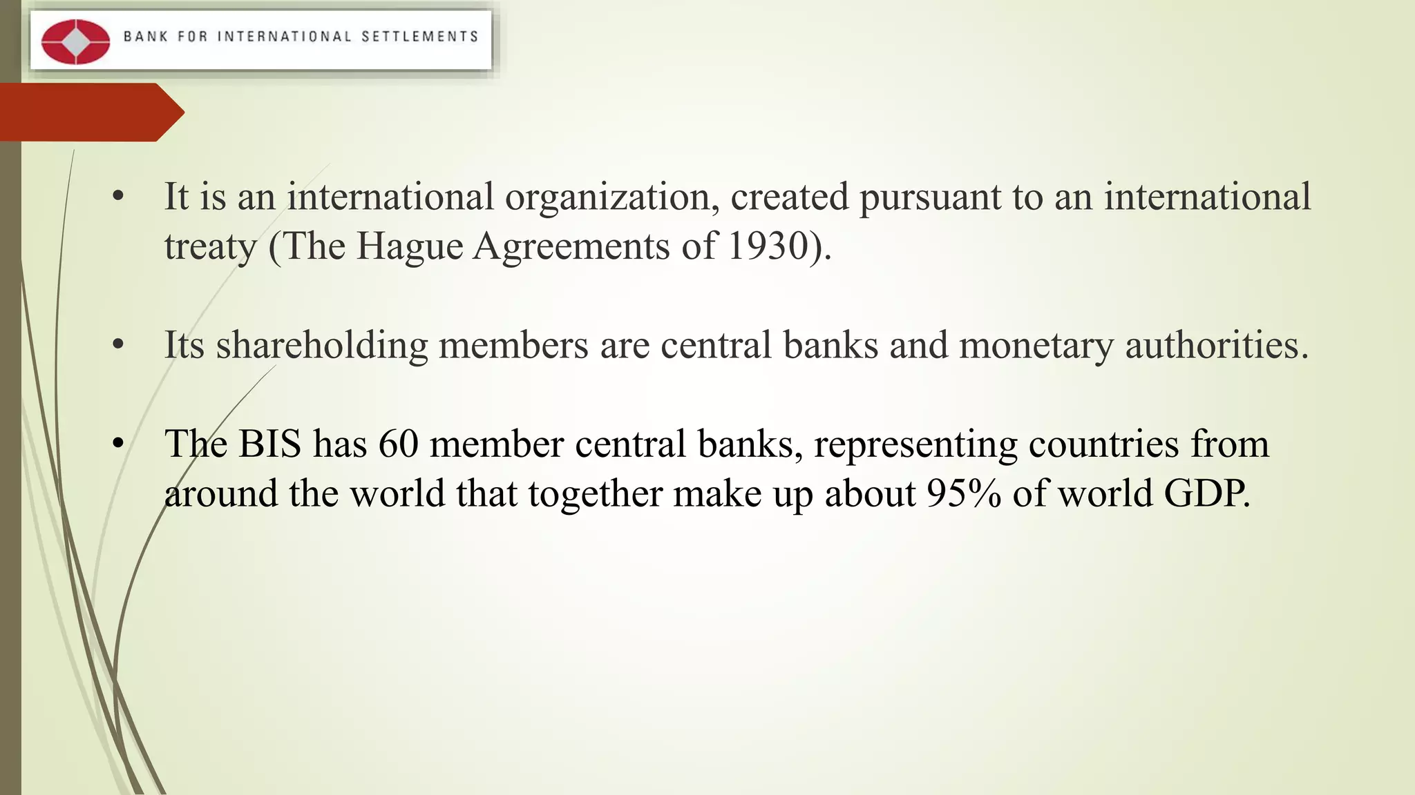 Bis intrnational finance | PPTX