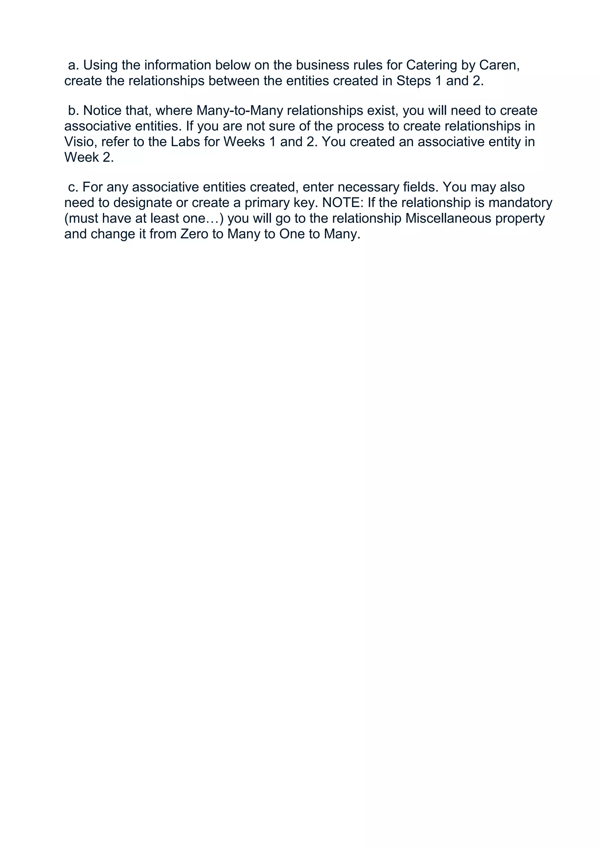 Bis245 week 4 i lab devry university er diagram | PDF