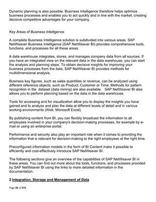 Bi sample sap learn book | PDF