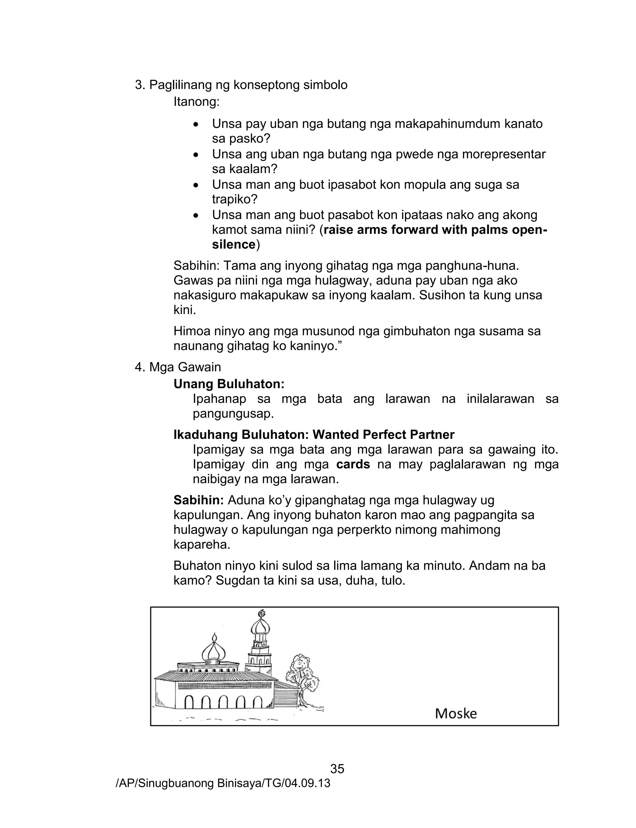 Bisaya araling panlipunan grade 2 | PDF