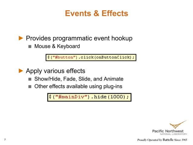 jQuery vs AJAX Control Toolkit | PPT