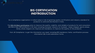 BIS Certification for Footwear | PDF