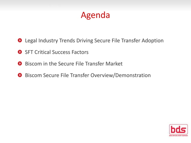ILTA Conference 2011 - Biscom Secure File Transfer Technology ...