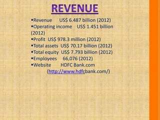 A Brief History of HDFC Bank@Nagarjuna | PPTX