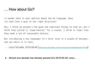 Biscuit: an operating system written in go | PDF