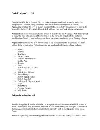 Biscuits | DOCX | Desserts and Baking | Food & Drink