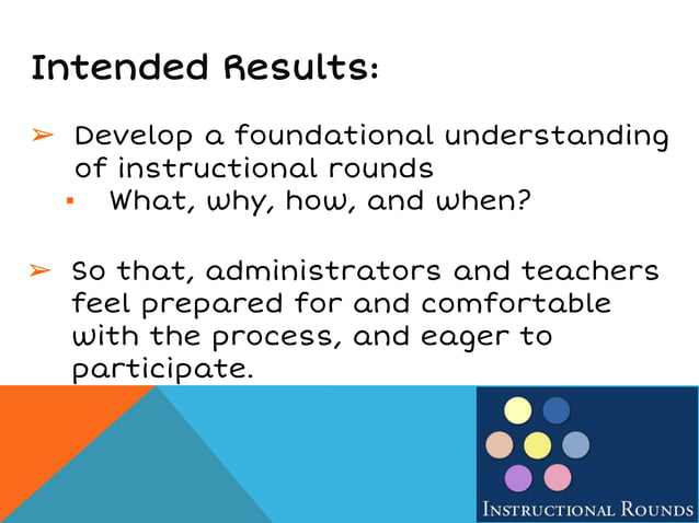 Instructional Rounds Overview | PPTX | Educational Assessment | Education