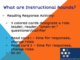Instructional Rounds Overview | PPTX