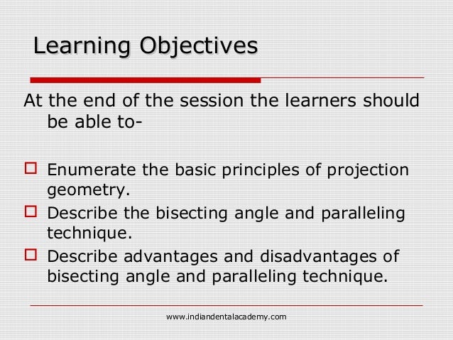 Bisecting angle vs paralleling technique /orthodontic courses by Indi…
