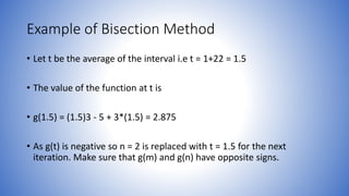 Bisection | PPTX