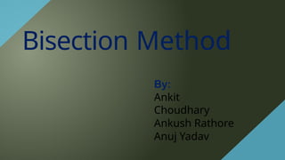 Presentation on the bisection method.pptx