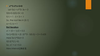 Presentation on the bisection method.pptx