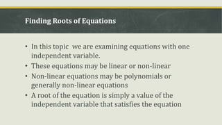 Bisection method | PPTX
