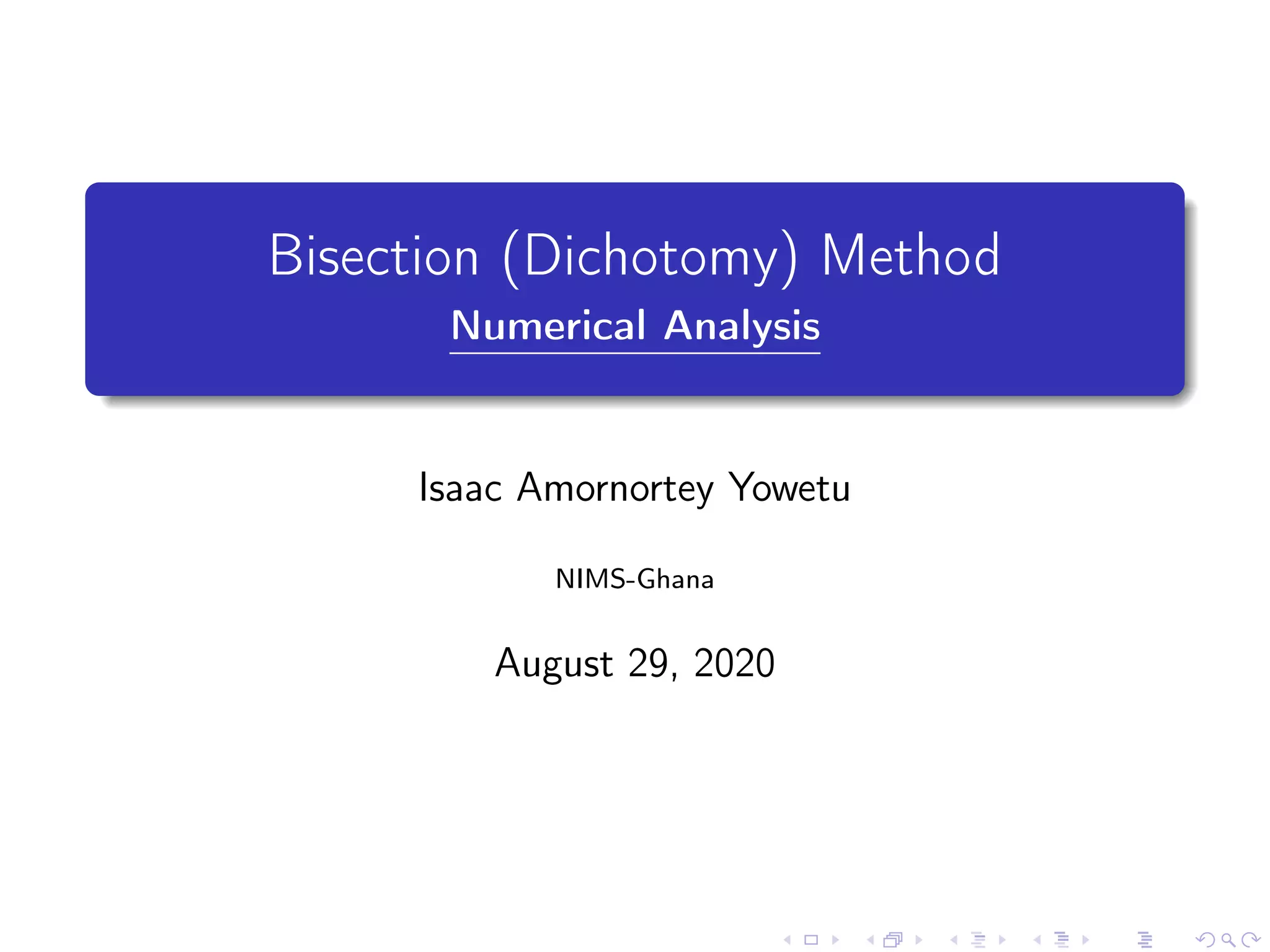 Bisection method | PDF