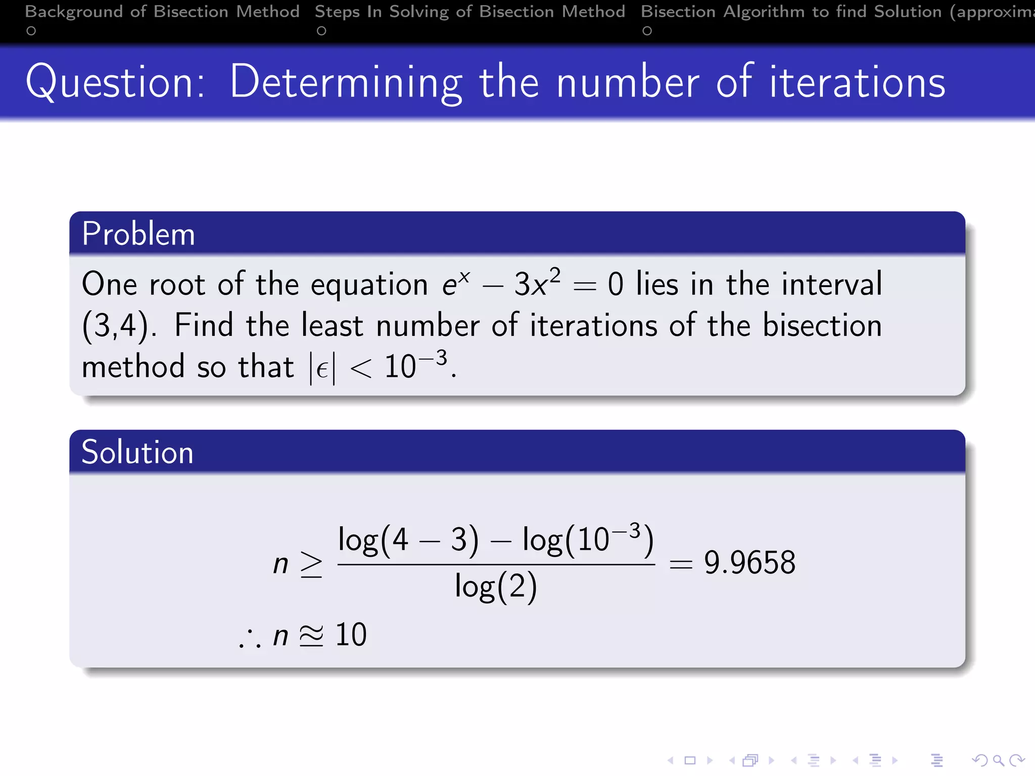 Bisection method | PDF