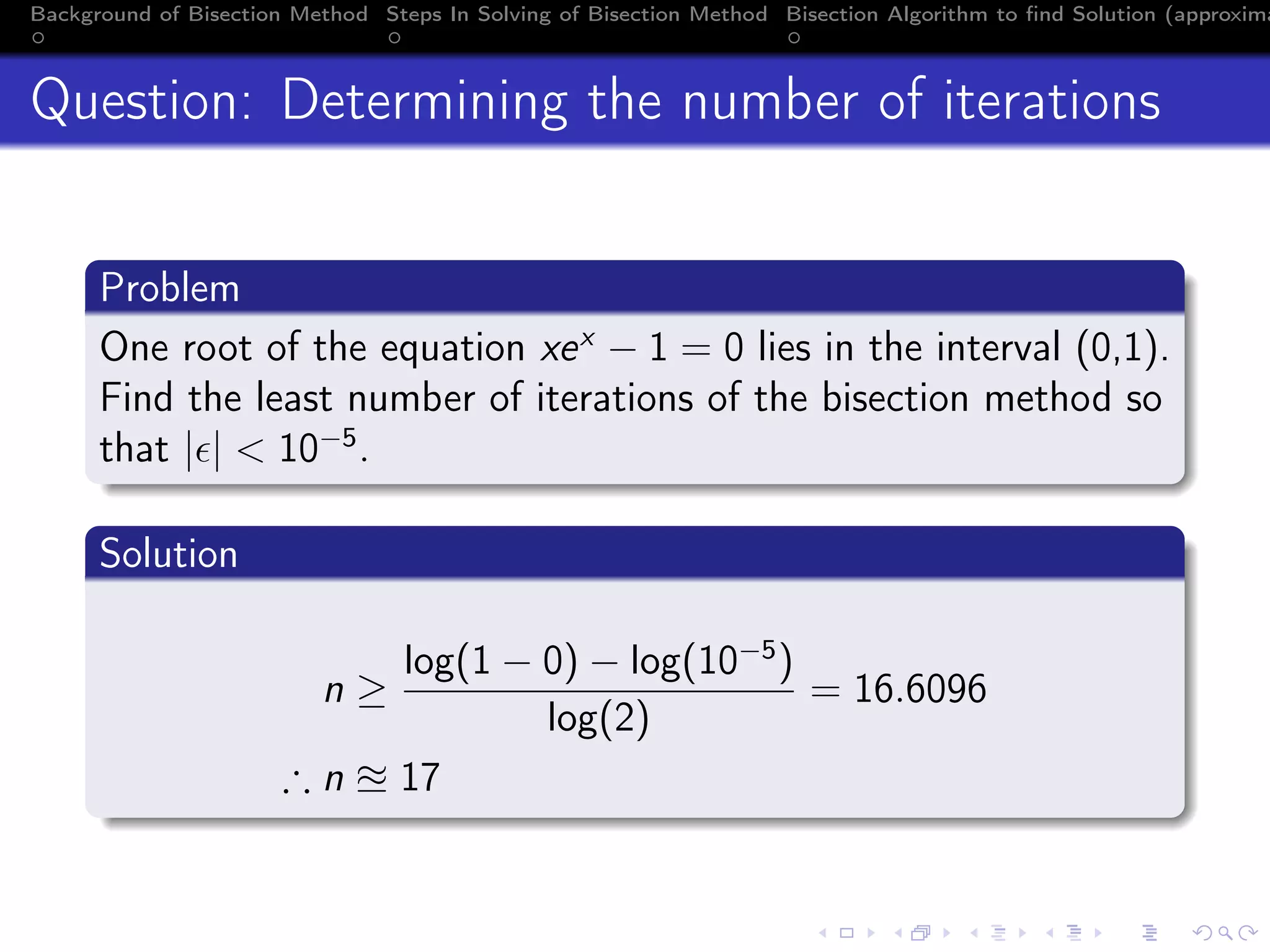Bisection method | PDF