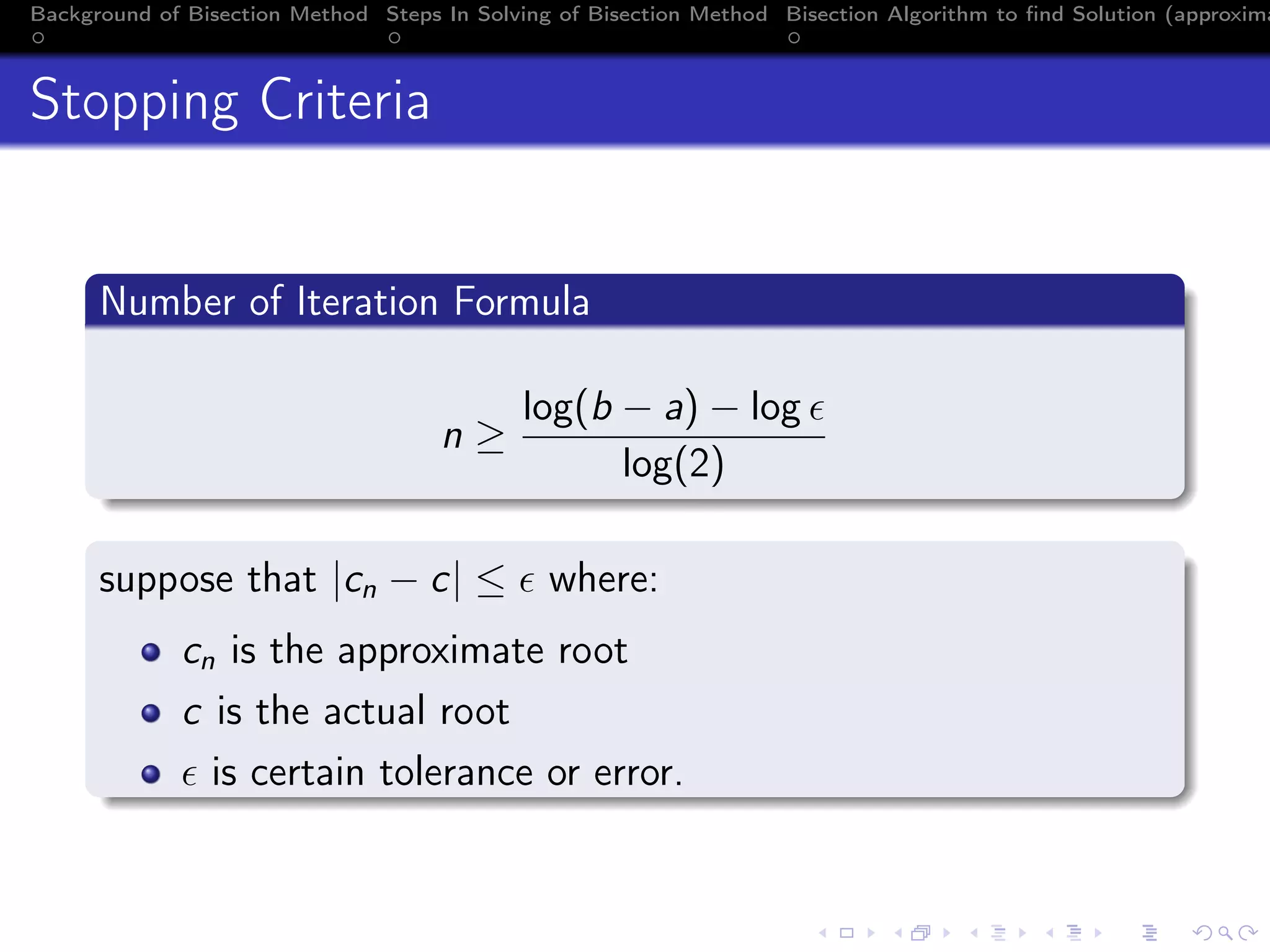 Bisection method | PDF