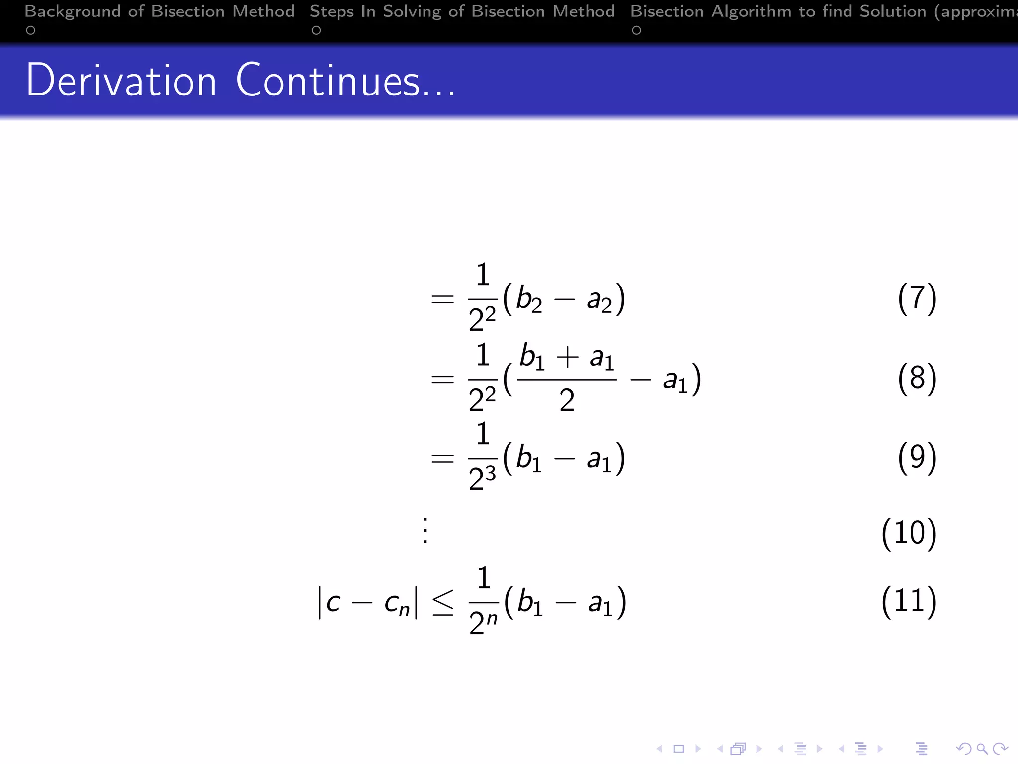 Bisection Method Pdf