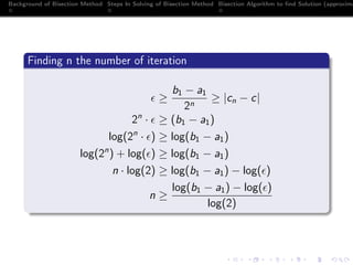 Bisection method | PDF