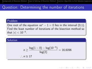 Bisection method | PDF
