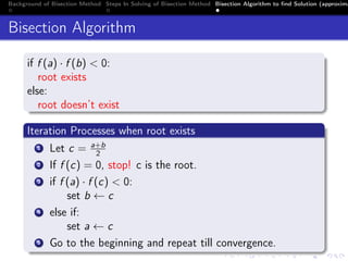 Bisection method | PDF