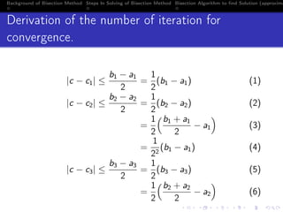 Bisection method | PDF