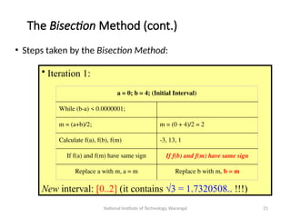 BIsection method maths linear and .pptx