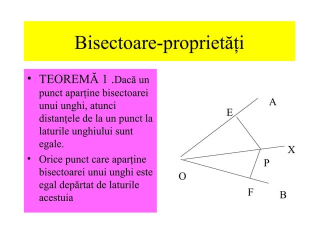 Bisectoareaunuiunghiclsvi | PPT