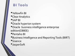 Presentation on Business Intelligence (BI) | PPTX