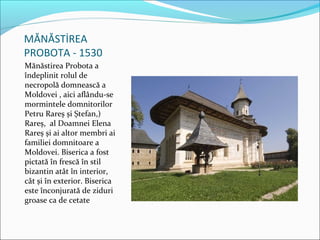 Bisericile pictate din Moldova | PPT