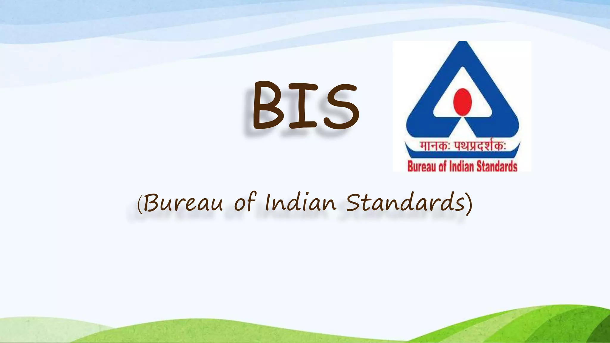 Bis ,fssai and iso certification | PPTX