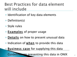 BISG WEBCAST -- ONIX for Books V3.0 Implemention | PPT | Free Download