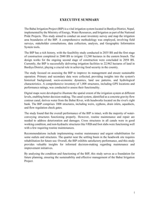 Irrigation Area Boundary Mapping and Asset Inventory Survey of Eastern ...