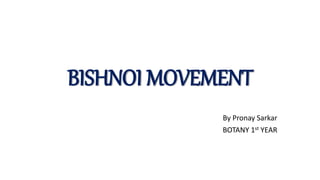 Bishnoi movement | PPTX