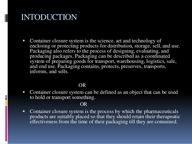 container closure system