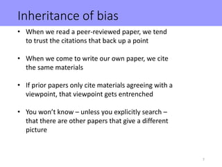 Short talk on 2 cognitive biases and reproducibility | PPTX