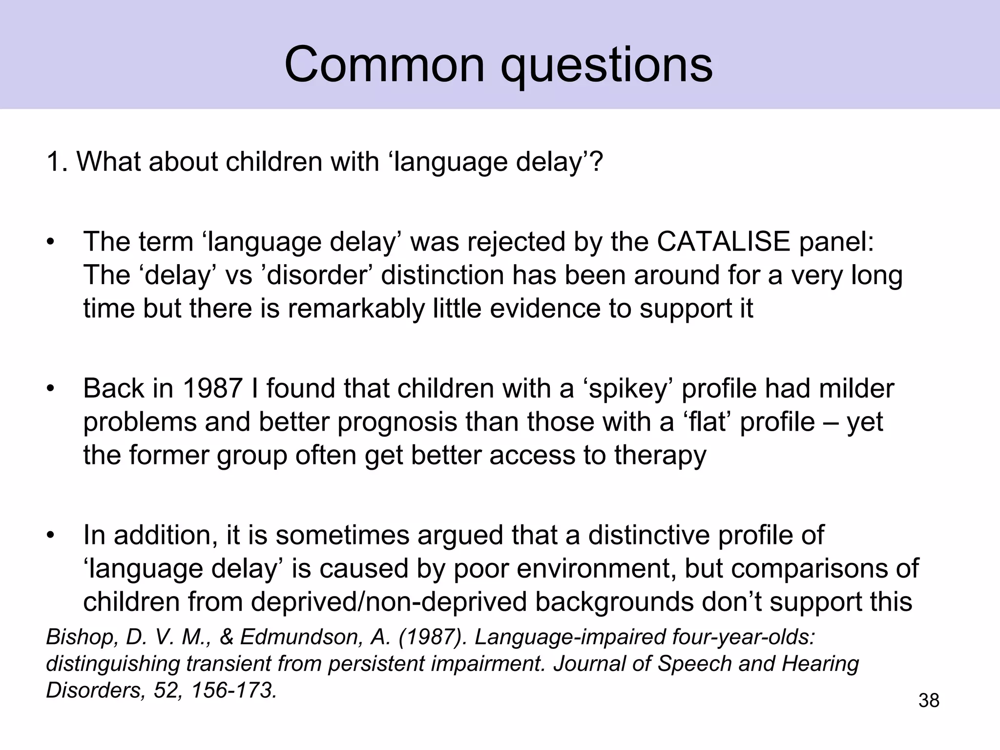 What is Developmental Language Disorder | PPTX