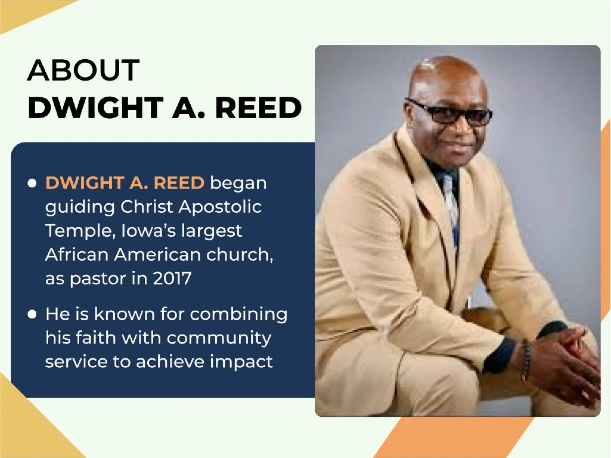 Bishop Dwight A. Reed and His Community Impact | PPTX