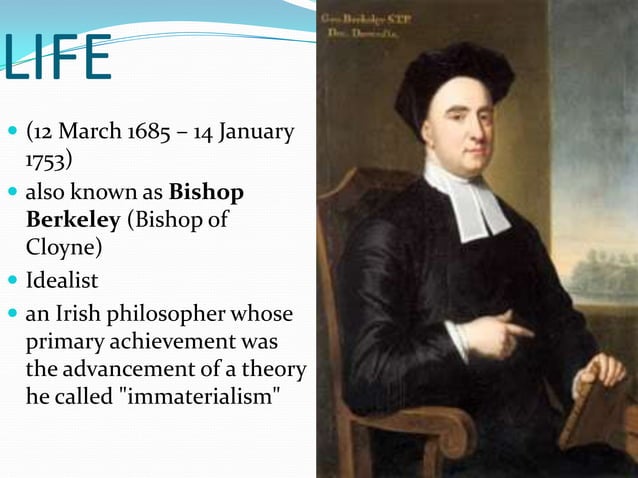 Bishop george berkeley | PPTX