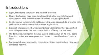 Cluster Computing | PPT