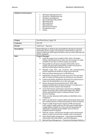 Bishwajit mohapatra programeemanager_9yr exp | PDF