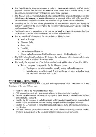 BIS (Bureau of Indian standards ) | PDF