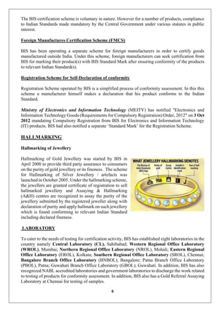 BIS (Bureau of Indian standards ) | PDF