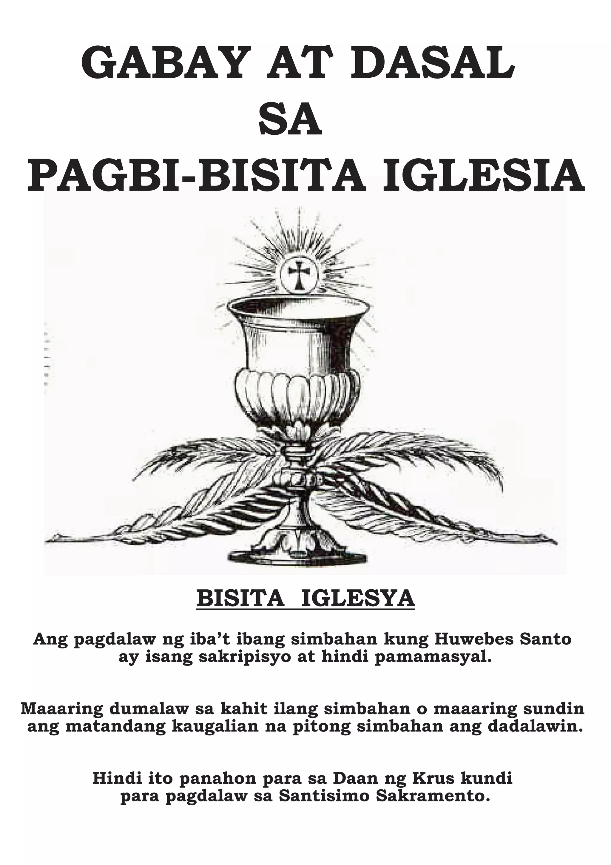 Bisita Iglesya Prayer | PDF