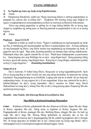 Bisita Iglesya Prayer | PDF